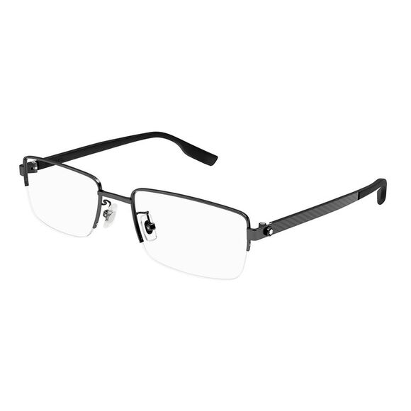 Mont Blanc | Accessories | Mont Blanc Mb 88o 001 Black Metal Rectangle ...